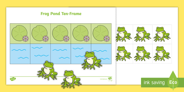 Frog Pond Ten-Frame and Counters Resource Pack