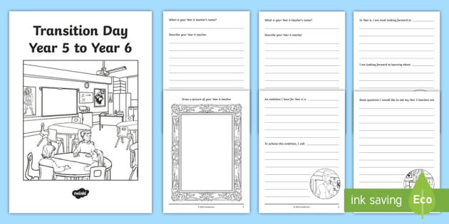 Transition Day Year 5 To Year 6 Booklet transition-day-year-5-to-year-6-booklet