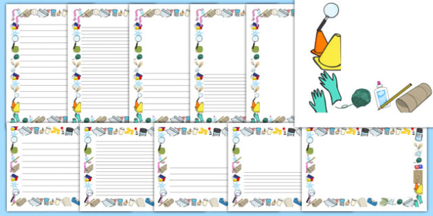 Materials Page Border Pack (teacher made)