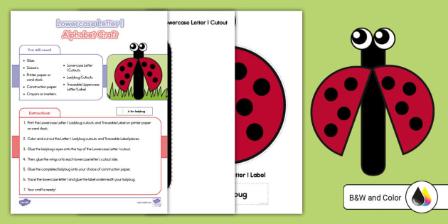 L Is For Ladybug Craft