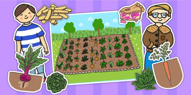 Oliver's Vegetables Story Cut-Outs (teacher made)