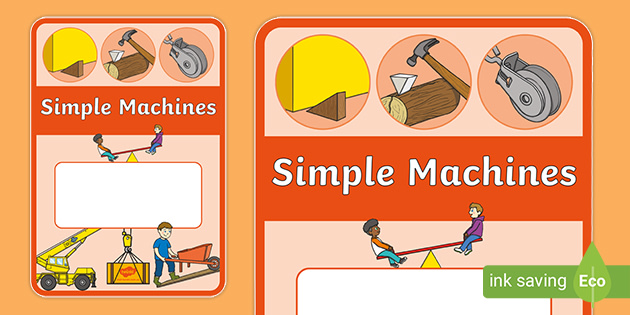 Simple Machines Book Cover (teacher made)