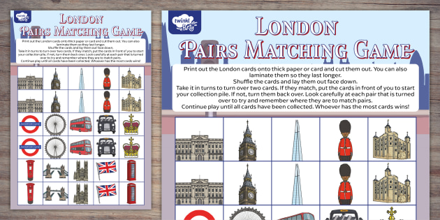 Matching Pairs Games | twinkl.com.au