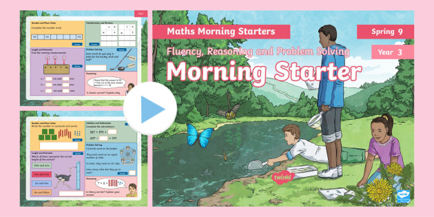 👉 Year 3 Maths 5 minute filler question PowerPoint