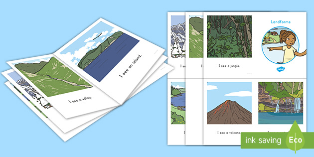 Landforms Early Emergent Reader