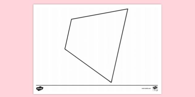 FREE! - Polygon 4 Colouring | Colouring Sheets