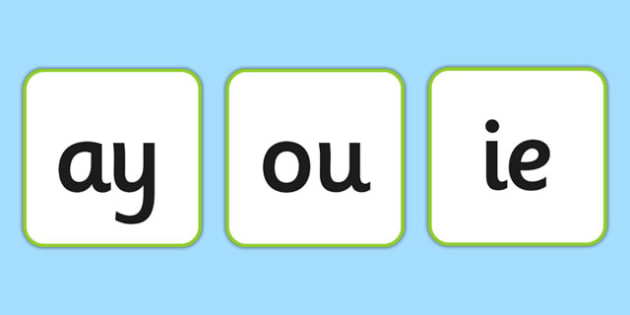 Phase 5 Sounds on Word Tiles (teacher made)