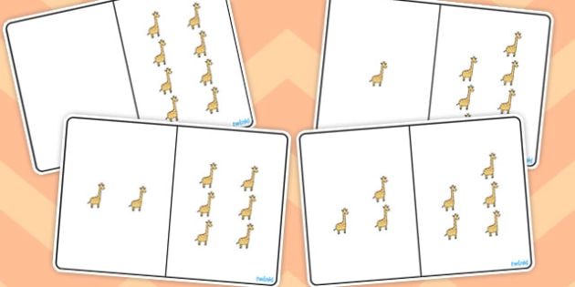 Giraffe Counting Number Bonds to 8 (teacher made)