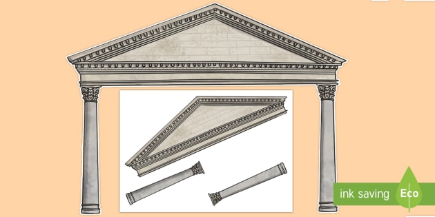 Roman Pantheon Display Cut-Outs