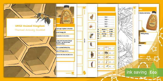 Animal Kingdom Themed Activity Booklet (Ages 9 - 11)