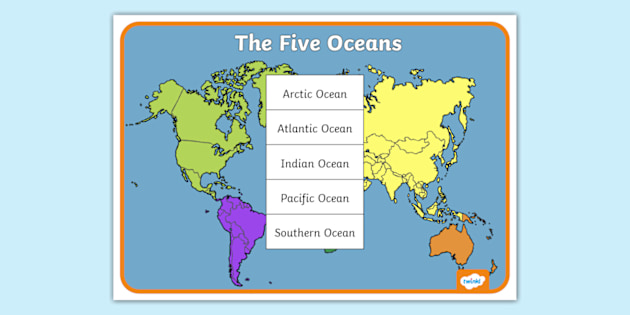 What Are The Five Oceans Of The World