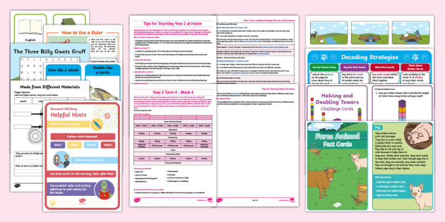 FREE! - Year 2 Term 4 Week 4 Remote Home Learning Pack