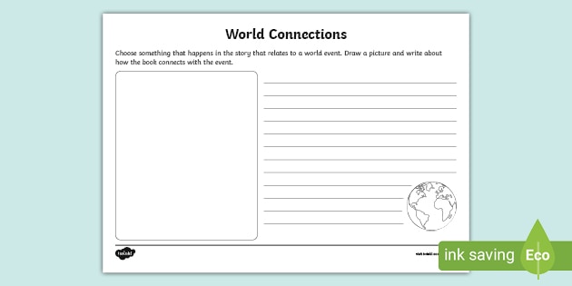 World Connections Comprehension Worksheet (teacher made)