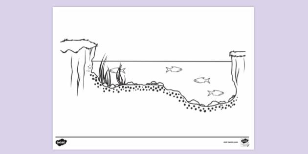 FREE! - Chemicals In Sediment Colouring Sheet | Colouring Sheets
