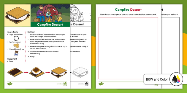 Campfire Dessert Activity (teacher made)