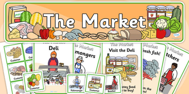 The Market Role Play Pack-the market, role play, role play pack, the market