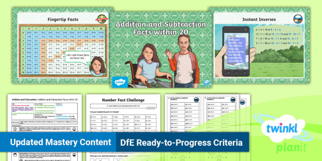 👉 PlanIt Maths Year 3 Addition and Subtraction Lesson Pack Add and