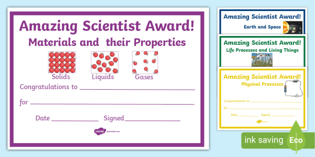 KS2 Amazing Scientist Awards