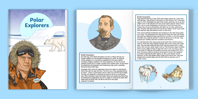 Facts about Arctic Explorers Booklet (teacher made)