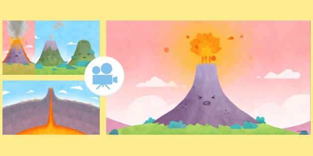 Volcanoes Science Shorts Animation - KS1, KS2, Geography, Earth, Rocks