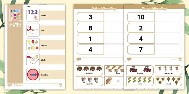 * NEW * SEND Structured Steps Autumn Repetition Counting to 10