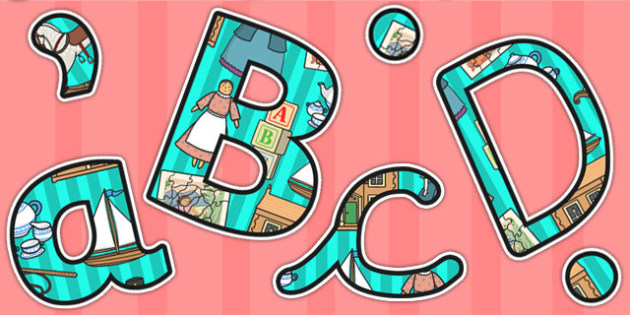 Victorian Toys Display Lettering (teacher made)