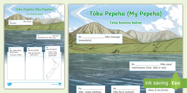 Visual Pepeha (teacher made)