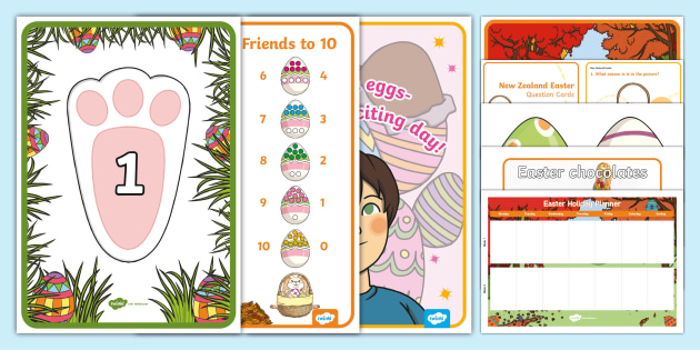 Easter Decorations NZ Pack - Years 0-2 - Twinkl