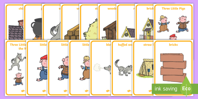 * NEW * The Three Little Pigs Display Posters (teacher made)