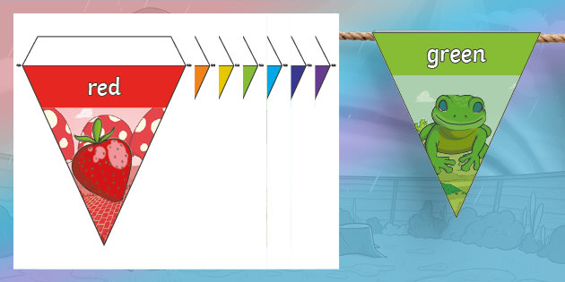 Colour Display Bunting (teacher made)