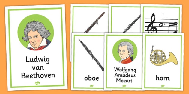 Classical Period Music Display Posters