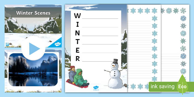 Winter Writing Stimulus Activity Pack (teacher made)