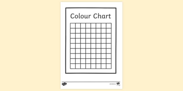 FREE! - Colour Chart Colouring | Colouring Sheets