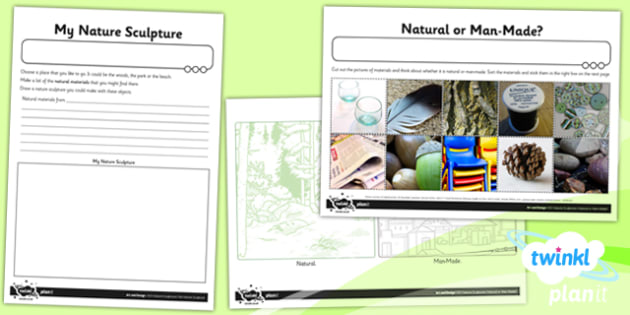 Art: Nature Sculptures KS1 Unit Home Learning Tasks
