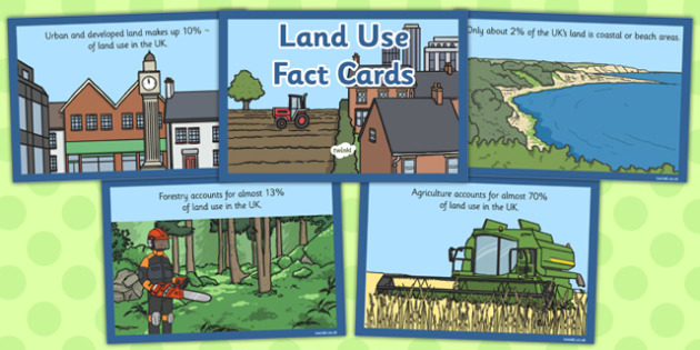 Land Use Fact Cards (teacher made)