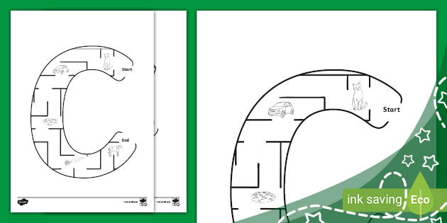 Alphabet Maze Cc