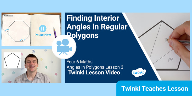 👉 Year 6 (Ages 10-11) Angles: Video Lesson 3