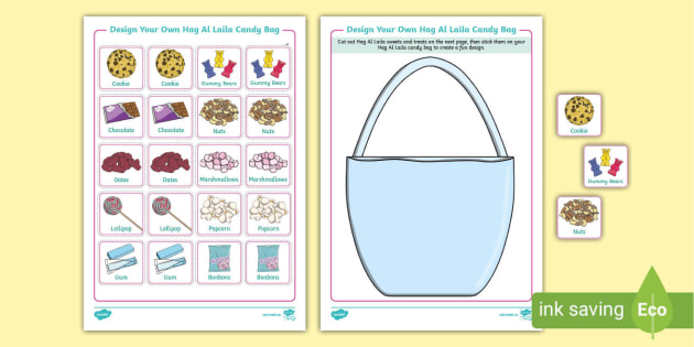 Design Your Hag Al Laila Candy Bag (Teacher-Made)
