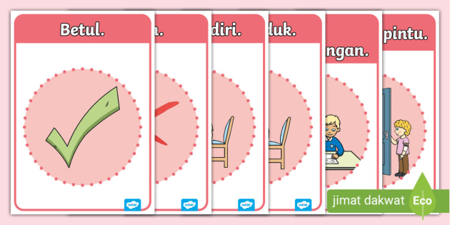 Poster Arahan di dalam Bilik Darjah (teacher made)