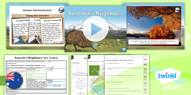PlanIt HASS Geography Year 3 Australia's Neighbours Lesson 1: New Zealand