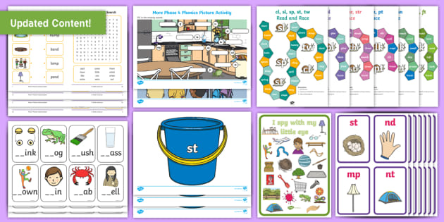 Phase 4 Activity Pack (teacher made)