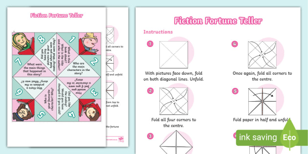 Fiction Fortune Teller | F-2 Fiction Reading Comprehension