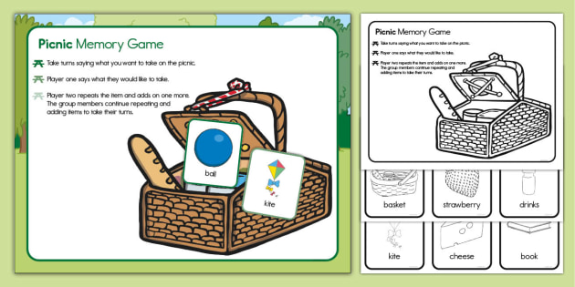 Picnic Memory Game