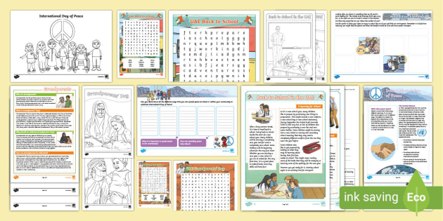 UAE September Reading Activity Pack (teacher made)