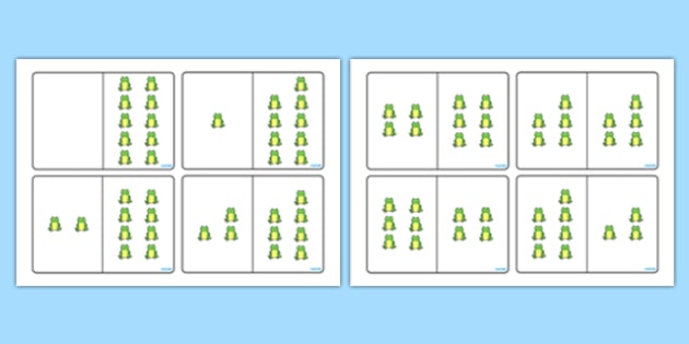 Green Frog Counting Number Bonds to 10 (teacher made)