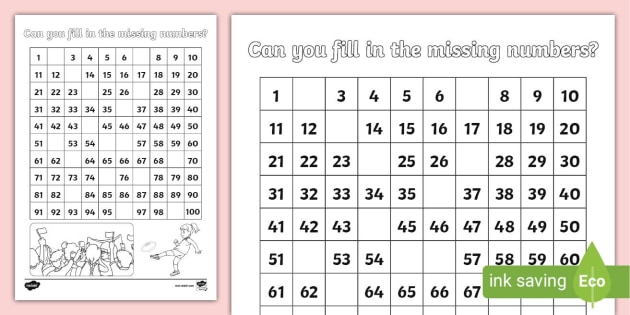 Missing Numbers Squares | twinkl.com.au