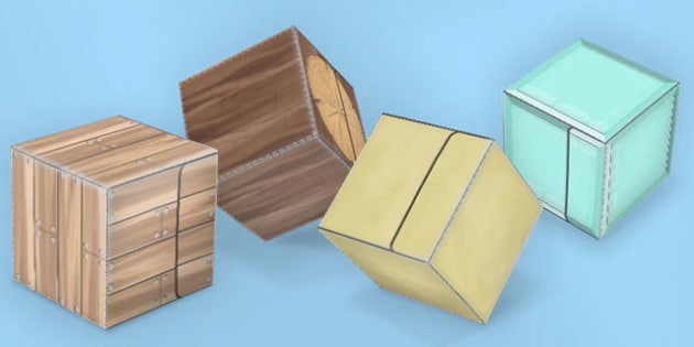 Textured Paper Model Building Blocks 2