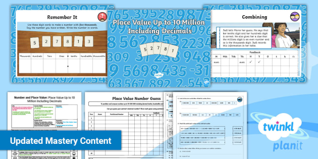 Number and Place Value Lesson Pack • Twinkl.ca