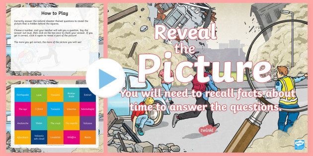 Natural Disasters Game for the Classroom – Social Sciences