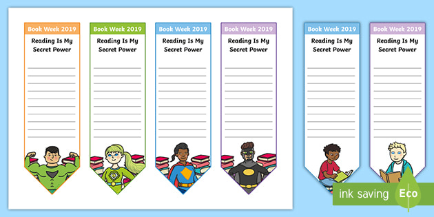 CBCA Book Week 2019 Editable Bookmarks